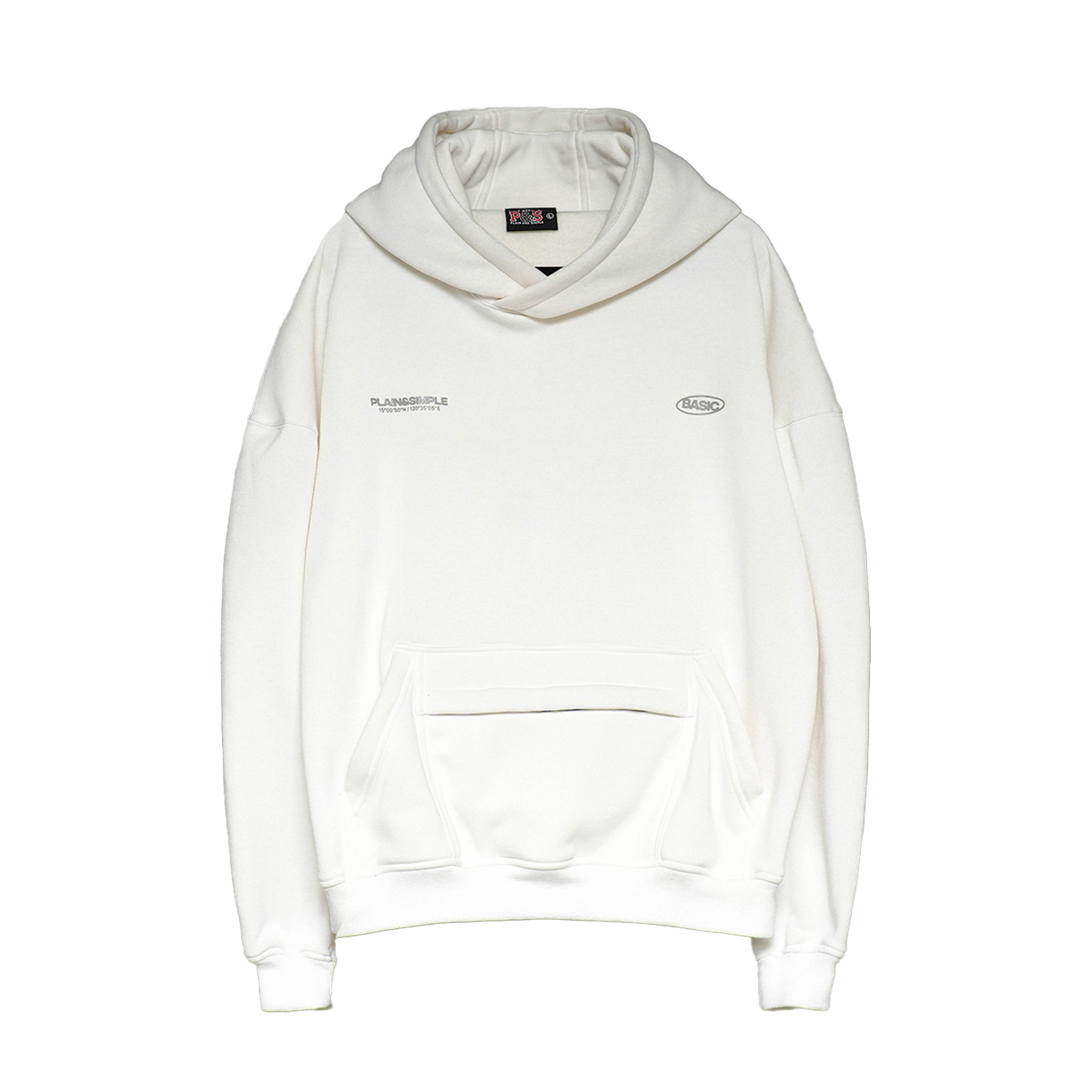 PREMIUM HOODIE IN OFF-WHITE – PLAIN&SIMPLE