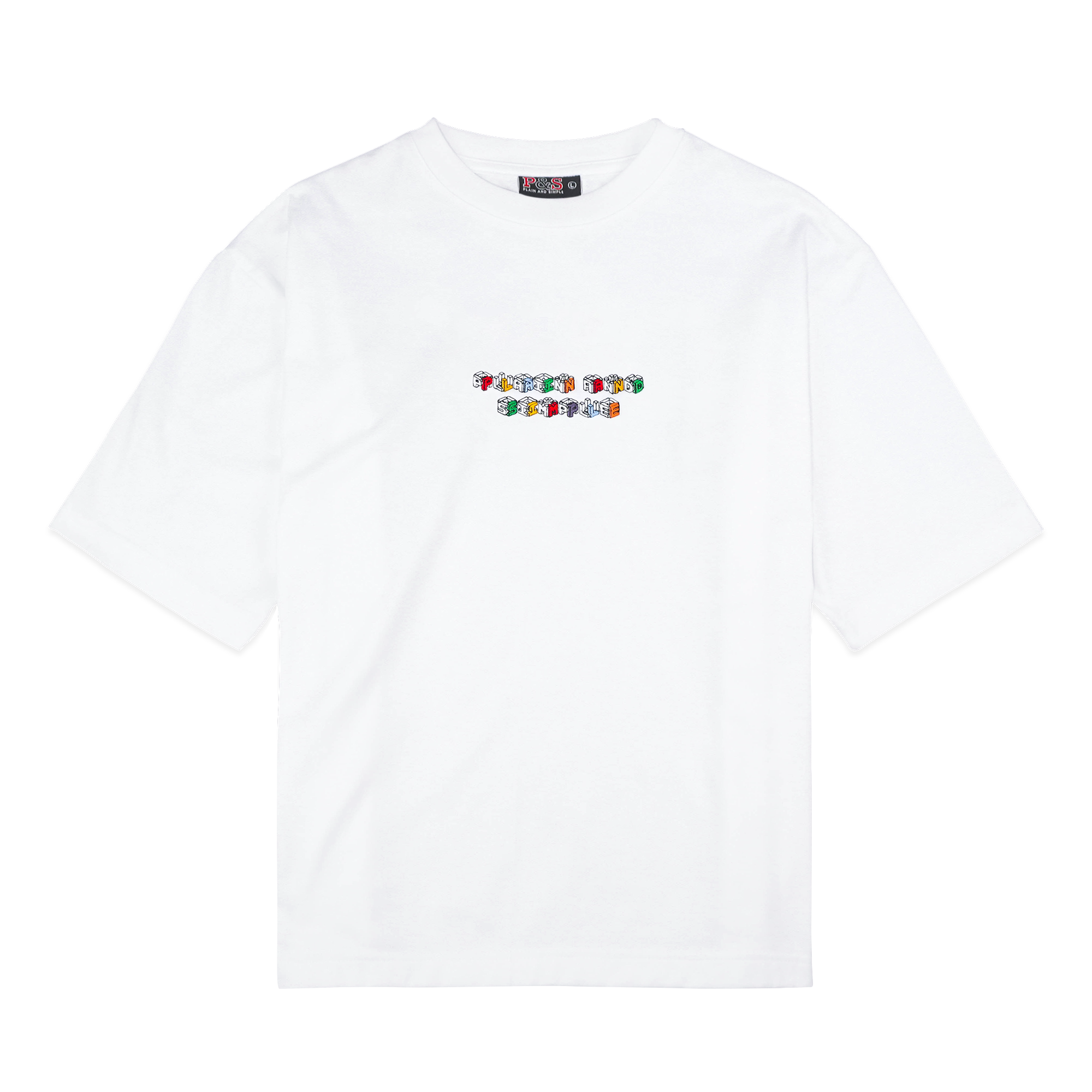 CIPHER TEE WHITE – PLAIN&SIMPLE